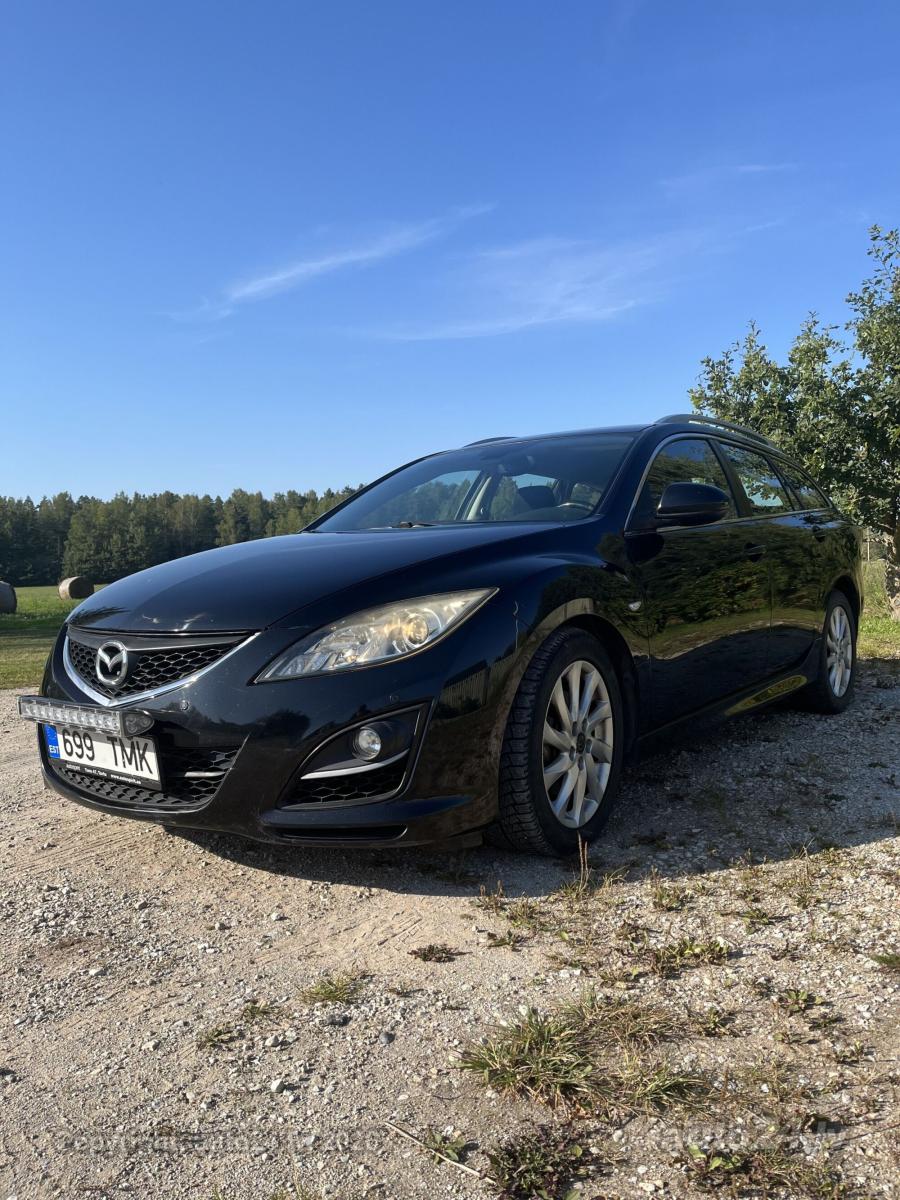Black Mazda 6 2011 in Tartu, with an engine capacity of 2.20 L and mileage of 310 thousand km for 3900 €, photo 1 on AUTOMOTO.COM.LV