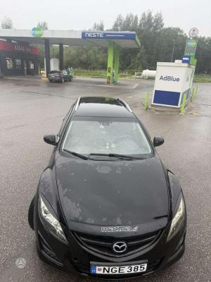 Black Mazda 6 2011 in Vilnius, with an engine capacity of 2.18 L and mileage of 394 thousand km for 3000 €, photo 3 on AUTOMOTO.COM.LV