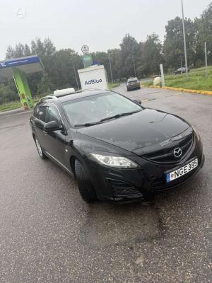 Black Mazda 6 2011 in Vilnius, with an engine capacity of 2.18 L and mileage of 394 thousand km for 3000 €, photo 5 on AUTOMOTO.COM.LV
