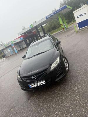 Black Mazda 6 2011 in Vilnius, with an engine capacity of 2.18 L and mileage of 394 thousand km for 3000 €, photo 6 on AUTOMOTO.COM.LV