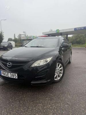 Black Mazda 6 2011 in Vilnius, with an engine capacity of 2.18 L and mileage of 394 thousand km for 3000 €, photo 10 on AUTOMOTO.COM.LV