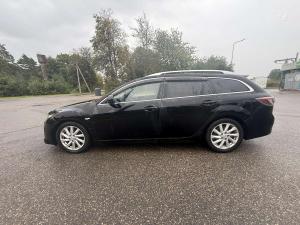 Black Mazda 6 2011 in Vilnius, with an engine capacity of 2.18 L and mileage of 394 thousand km for 3000 €, photo 14 on AUTOMOTO.COM.LV