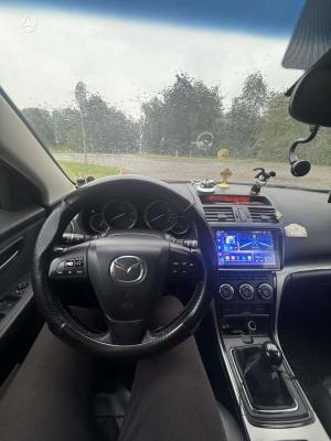 Black Mazda 6 2011 in Vilnius, with an engine capacity of 2.18 L and mileage of 394 thousand km for 3000 €, photo 19 on AUTOMOTO.COM.LV