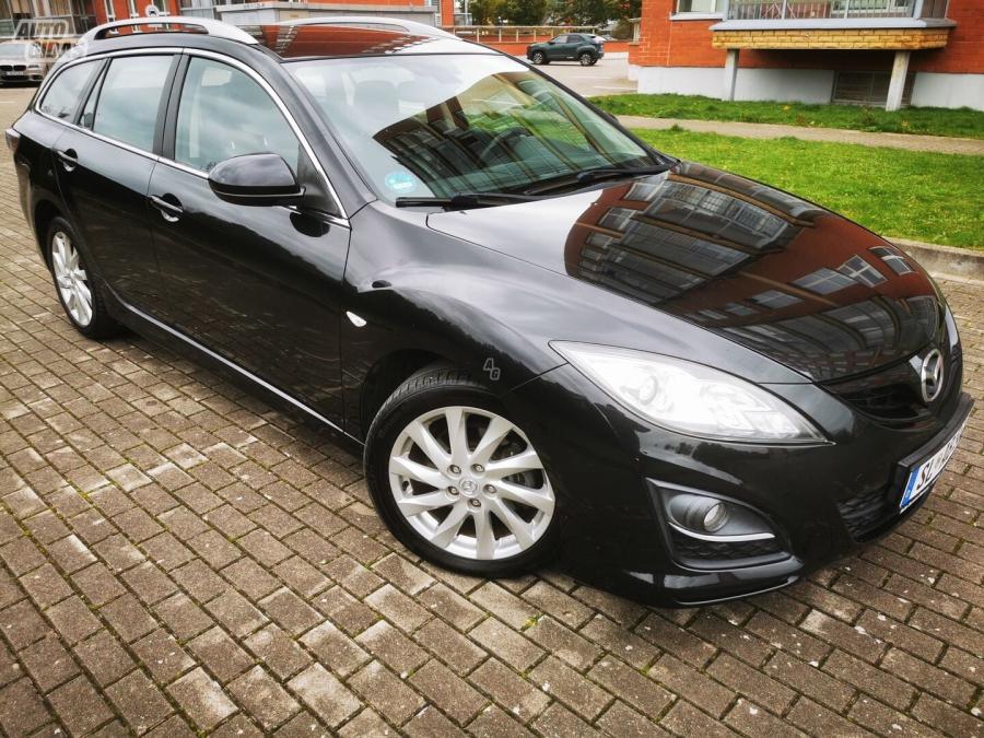 Black Mazda 6 2011 in Klaipeda, with an engine capacity of 2.20 L and mileage of 171 thousand km for 3390 €, photo 1 on AUTOMOTO.COM.LV