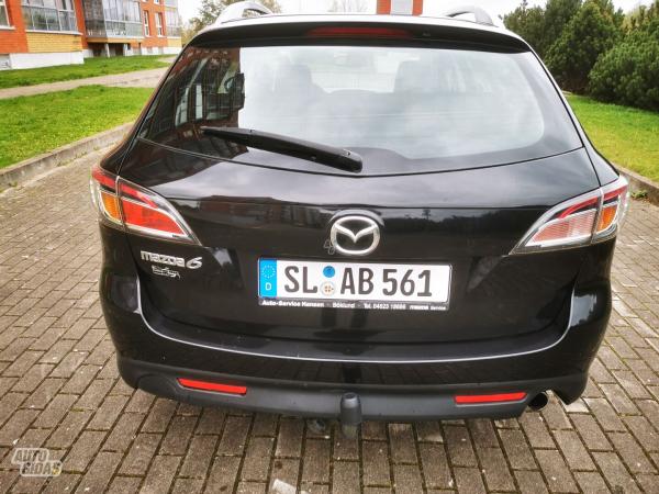 Black Mazda 6 2011 in Klaipeda, with an engine capacity of 2.20 L and mileage of 171 thousand km for 3390 €, photo 6 on AUTOMOTO.COM.LV