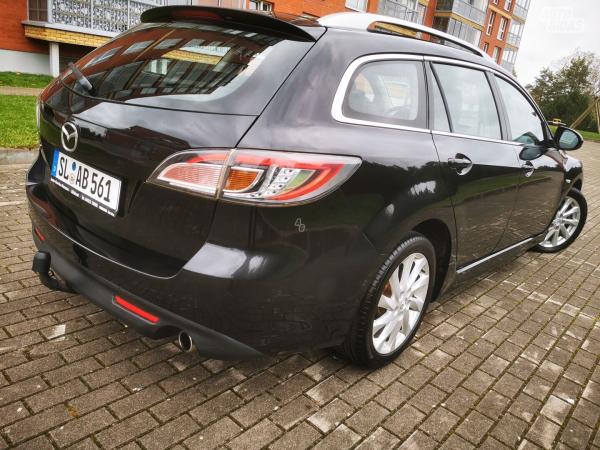 Black Mazda 6 2011 in Klaipeda, with an engine capacity of 2.20 L and mileage of 171 thousand km for 3390 €, photo 7 on AUTOMOTO.COM.LV