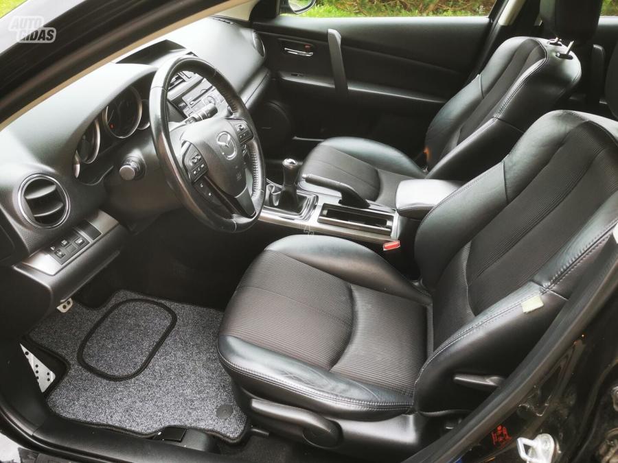 Black Mazda 6 2011 in Klaipeda, with an engine capacity of 2.20 L and mileage of 171 thousand km for 3390 €, photo 18 on AUTOMOTO.COM.LV