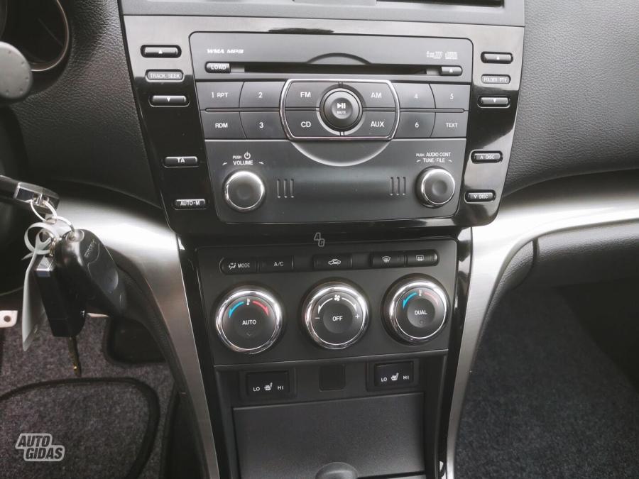 Black Mazda 6 2011 in Klaipeda, with an engine capacity of 2.20 L and mileage of 171 thousand km for 3390 €, photo 35 on AUTOMOTO.COM.LV