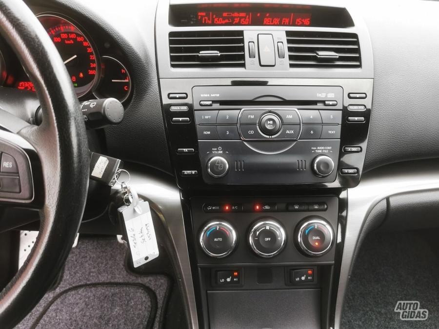 Black Mazda 6 2011 in Klaipeda, with an engine capacity of 2.20 L and mileage of 171 thousand km for 3390 €, photo 39 on AUTOMOTO.COM.LV