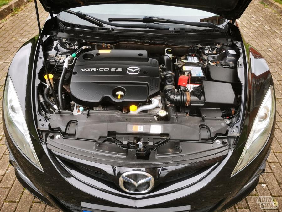 Black Mazda 6 2011 in Klaipeda, with an engine capacity of 2.20 L and mileage of 171 thousand km for 3390 €, photo 40 on AUTOMOTO.COM.LV