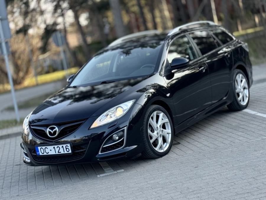 Black Mazda 6 2012 in Riga, with an engine capacity of 2.20 L and mileage of 255 thousand km for 4590 €, photo 3 on AUTOMOTO.COM.LV