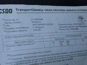 Melns Mazda 6 2012 Jūrmala, ar dzinēja tilpumu 2.20 L un nobraukumu 255 tūkst. km par 2600 €, foto 29 vietnē AUTOMOTO.COM.LV