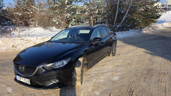 Melns Mazda 6 2013 Viļņa, ar dzinēja tilpumu 2.18 L un nobraukumu 255 tūkst. km par 5499 €, foto 1 vietnē AUTOMOTO.COM.LV