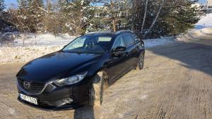 Black Mazda 6 2013 in Vilnius, with an engine capacity of 2.18 L and mileage of 255 thousand km for 5499 €, photo  on AUTOMOTO.COM.LV