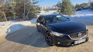 Black Mazda 6 2013 in Vilnius, with an engine capacity of 2.18 L and mileage of 255 thousand km for 5499 €, photo 8 on AUTOMOTO.COM.LV
