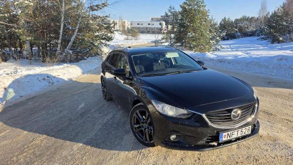 Melns Mazda 6 2013 Viļņa, ar dzinēja tilpumu 2.18 L un nobraukumu 255 tūkst. km par 5499 €, foto 9 vietnē AUTOMOTO.COM.LV