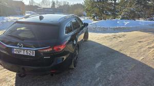 Black Mazda 6 2013 in Vilnius, with an engine capacity of 2.18 L and mileage of 255 thousand km for 5499 €, photo 17 on AUTOMOTO.COM.LV