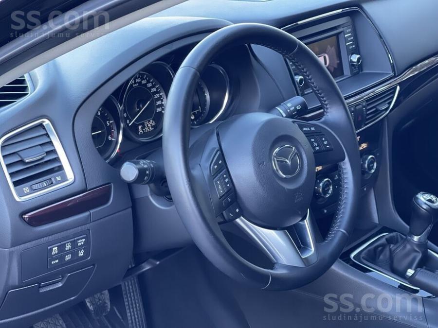 Melns Mazda 6 2013 Jūrmala, ar dzinēja tilpumu 2.20 L un nobraukumu 0 tūkst. km par 6250 €, foto 16 vietnē AUTOMOTO.COM.LV