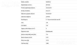 Черный Мазда 6 2013 в Рига, объемом двигателя 2.20 л и пробегом 0 тыс. км за 5990 €, фото 28 на AUTOMOTO.COM.LV
