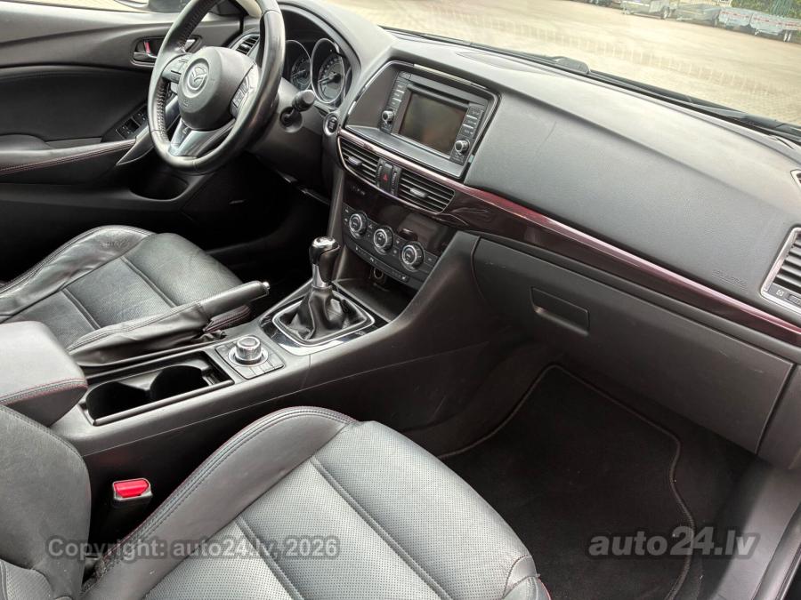 Melns Mazda 6 2013 Pērnava, ar dzinēja tilpumu 2.20 L un nobraukumu 235 tūkst. km par 6250 €, foto 7 vietnē AUTOMOTO.COM.LV