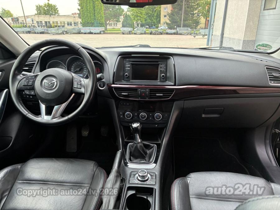 Melns Mazda 6 2013 Pērnava, ar dzinēja tilpumu 2.20 L un nobraukumu 235 tūkst. km par 6250 €, foto 8 vietnē AUTOMOTO.COM.LV