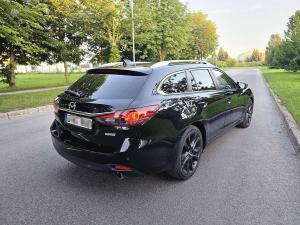 Black Mazda 6 2013 in Panevezys, with an engine capacity of 2.18 L and mileage of 218 thousand km for 5200 €, photo 6 on AUTOMOTO.COM.LV