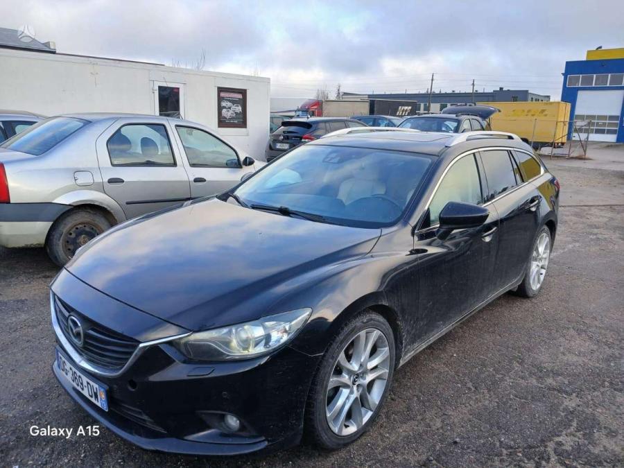 Melns Mazda 6 2014 Tauragė, ar dzinēja tilpumu 2.00 L un nobraukumu 238 tūkst. km par 5100 €, foto 1 vietnē AUTOMOTO.COM.LV