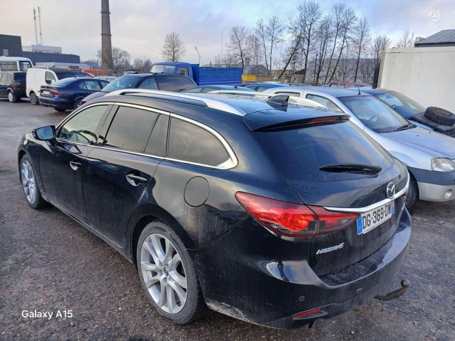 Melns Mazda 6 2014 Tauragė, ar dzinēja tilpumu 2.00 L un nobraukumu 238 tūkst. km par 5100 €, foto 2 vietnē AUTOMOTO.COM.LV