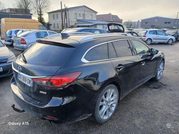 Melns Mazda 6 2014 Tauragė, ar dzinēja tilpumu 2.00 L un nobraukumu 238 tūkst. km par 5100 €, foto 4 vietnē AUTOMOTO.COM.LV