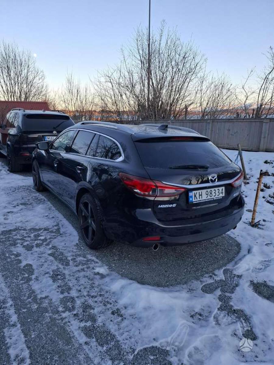 Melns Mazda 6 2014 Tauragė, ar dzinēja tilpumu 2.20 L un nobraukumu 200 tūkst. km par 7200 €, foto 2 vietnē AUTOMOTO.COM.LV