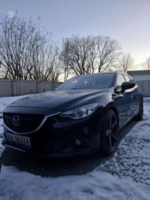 Melns Mazda 6 2014 Tauragė, ar dzinēja tilpumu 2.20 L un nobraukumu 200 tūkst. km par 7200 €, foto 4 vietnē AUTOMOTO.COM.LV