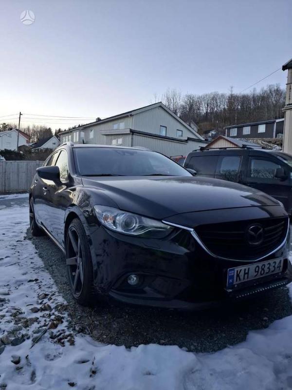 Melns Mazda 6 2014 Tauragė, ar dzinēja tilpumu 2.20 L un nobraukumu 200 tūkst. km par 7200 €, foto 5 vietnē AUTOMOTO.COM.LV
