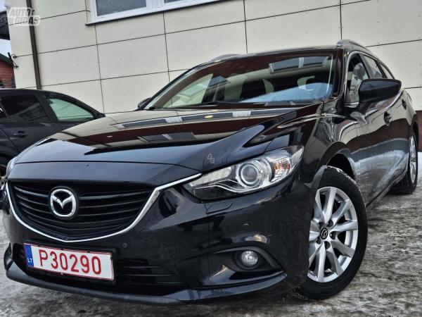 Melns Mazda 6 2014 Kluonaliai, ar dzinēja tilpumu 2.20 L un nobraukumu 170 tūkst. km par 5999 €, foto 1 vietnē AUTOMOTO.COM.LV