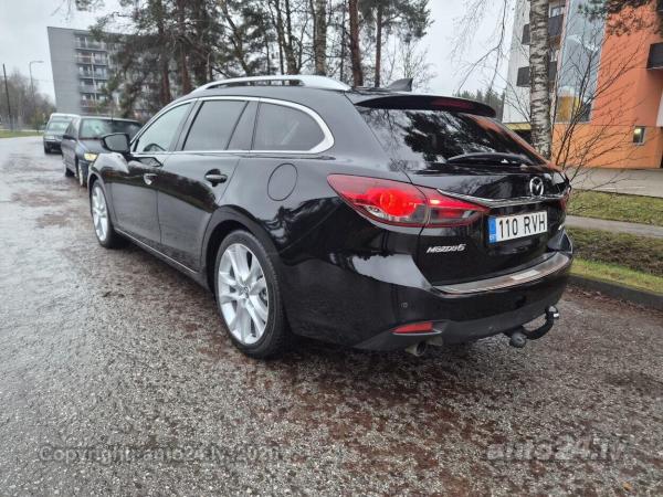 Black Mazda 6 2014 in Tallinn, with an engine capacity of 2.20 L and mileage of 0 thousand km for 10500 €, photo 6 on AUTOMOTO.COM.LV