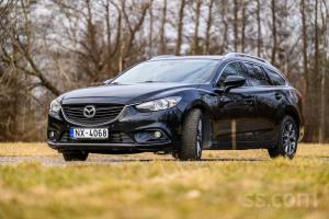 Black Mazda 6 2014 in Liepaja, with an engine capacity of 2.20 L and mileage of 236 thousand km for 6800 €, photo  on AUTOMOTO.COM.LV