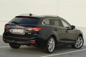 Black Mazda 6 2014 in Riga, with an engine capacity of 2.20 L and mileage of 188 thousand km for 7700 €, photo 9 on AUTOMOTO.COM.LV
