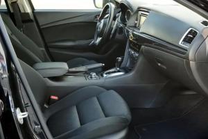 Black Mazda 6 2014 in Riga, with an engine capacity of 2.20 L and mileage of 188 thousand km for 7700 €, photo 12 on AUTOMOTO.COM.LV