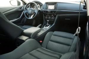 Black Mazda 6 2014 in Riga, with an engine capacity of 2.20 L and mileage of 188 thousand km for 7700 €, photo 14 on AUTOMOTO.COM.LV