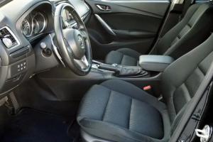 Black Mazda 6 2014 in Riga, with an engine capacity of 2.20 L and mileage of 188 thousand km for 7700 €, photo 15 on AUTOMOTO.COM.LV