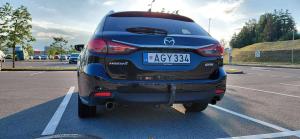 Black Mazda 6 2014 in Vilnius, with an engine capacity of 2.18 L and mileage of 168 thousand km for 6700 €, photo 7 on AUTOMOTO.COM.LV