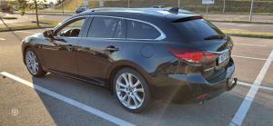Black Mazda 6 2014 in Vilnius, with an engine capacity of 2.18 L and mileage of 168 thousand km for 6700 €, photo 8 on AUTOMOTO.COM.LV