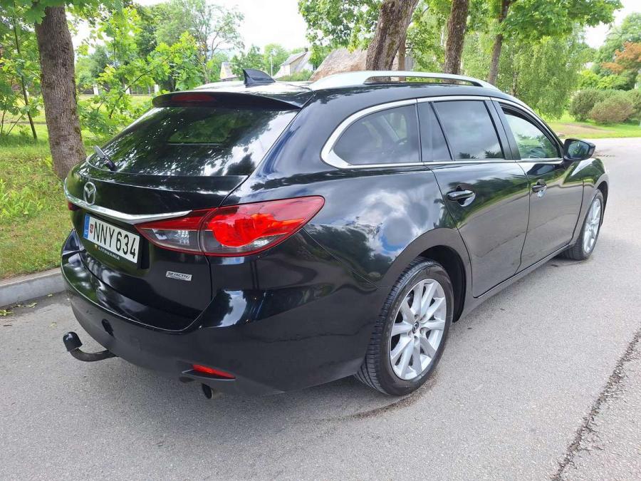 Melns Mazda 6 2014 Kelmė, ar dzinēja tilpumu 2.20 L un nobraukumu 253 tūkst. km par 4000 €, foto 3 vietnē AUTOMOTO.COM.LV