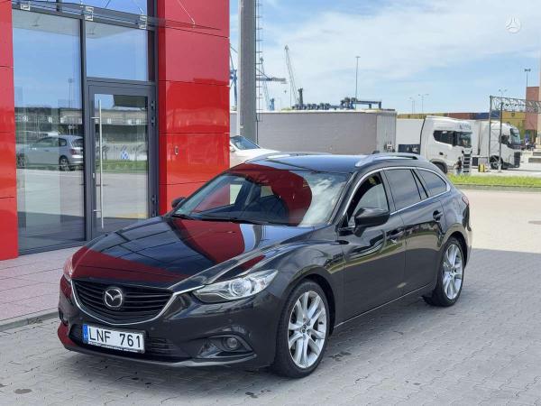 Black Mazda 6 2014 in Klaipeda, with an engine capacity of 2.18 L and mileage of 280 thousand km for 4950 €, photo 2 on AUTOMOTO.COM.LV