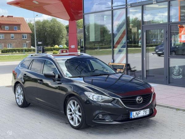 Black Mazda 6 2014 in Klaipeda, with an engine capacity of 2.18 L and mileage of 280 thousand km for 4950 €, photo 3 on AUTOMOTO.COM.LV