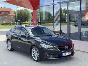 Black Mazda 6 2014 in Klaipeda, with an engine capacity of 2.18 L and mileage of 280 thousand km for 4950 €, photo 4 on AUTOMOTO.COM.LV