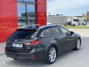 Black Mazda 6 2014 in Klaipeda, with an engine capacity of 2.18 L and mileage of 280 thousand km for 4950 €, photo 5 on AUTOMOTO.COM.LV