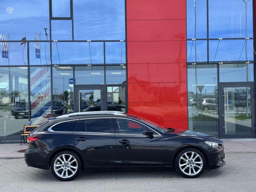 Black Mazda 6 2014 in Klaipeda, with an engine capacity of 2.18 L and mileage of 280 thousand km for 4950 €, photo 7 on AUTOMOTO.COM.LV