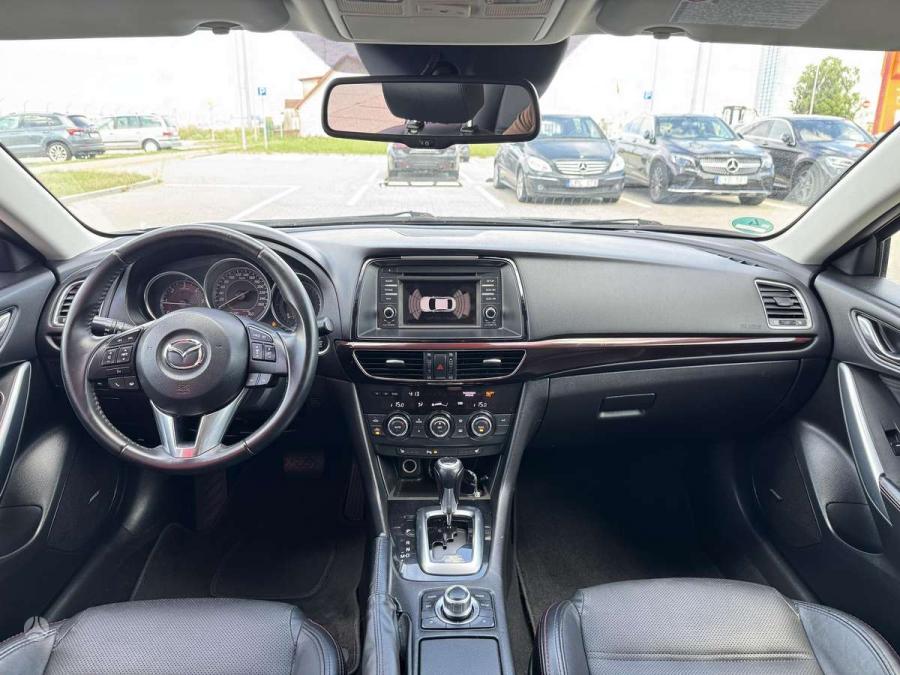 Black Mazda 6 2014 in Klaipeda, with an engine capacity of 2.18 L and mileage of 280 thousand km for 4950 €, photo 12 on AUTOMOTO.COM.LV