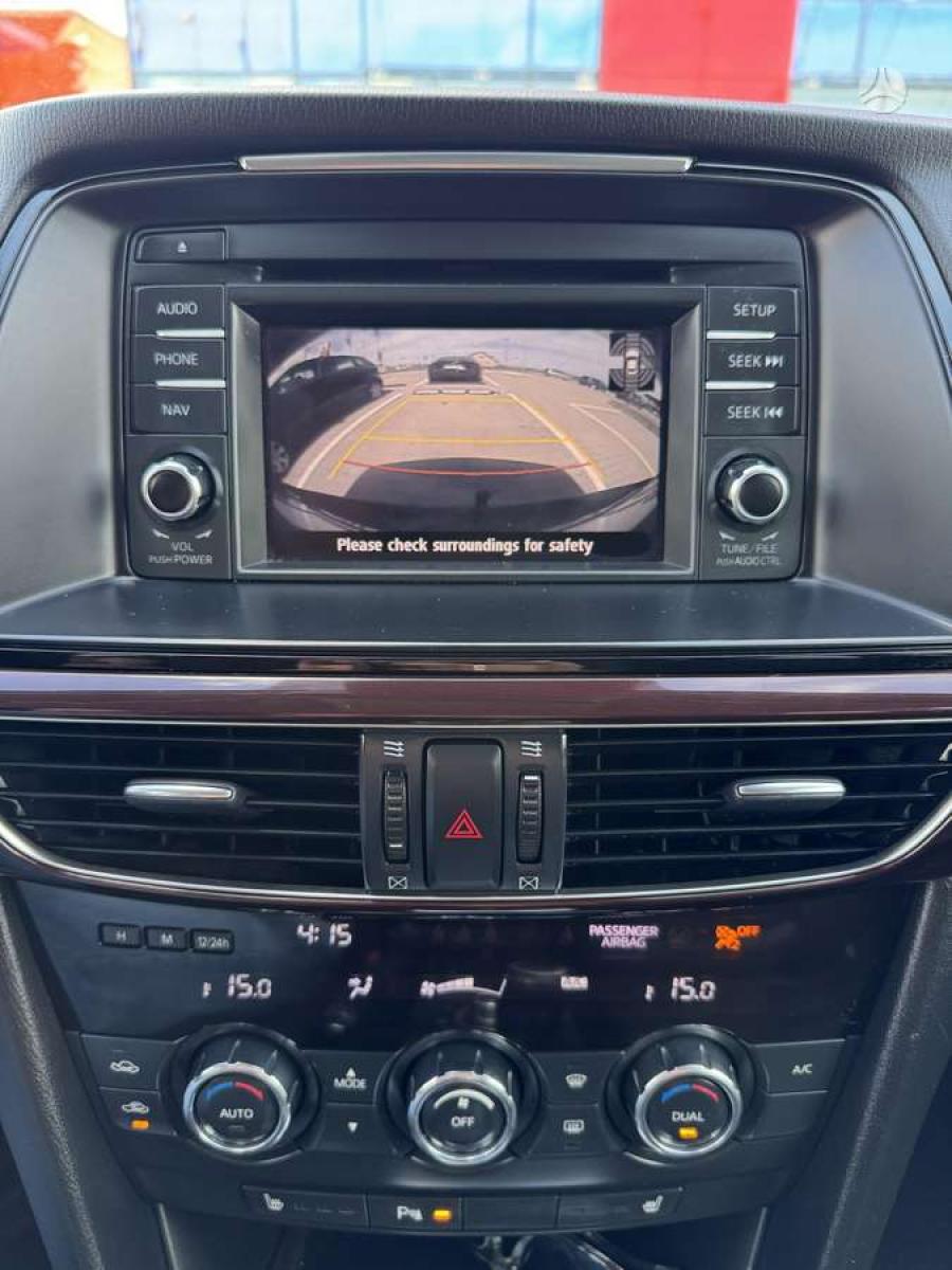 Black Mazda 6 2014 in Klaipeda, with an engine capacity of 2.18 L and mileage of 280 thousand km for 4950 €, photo 16 on AUTOMOTO.COM.LV