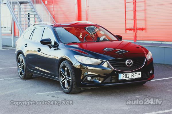 Melns Mazda 6 2014 Tartu, ar dzinēja tilpumu 2.20 L un nobraukumu 175 tūkst. km par 6950 €, foto 1 vietnē AUTOMOTO.COM.LV